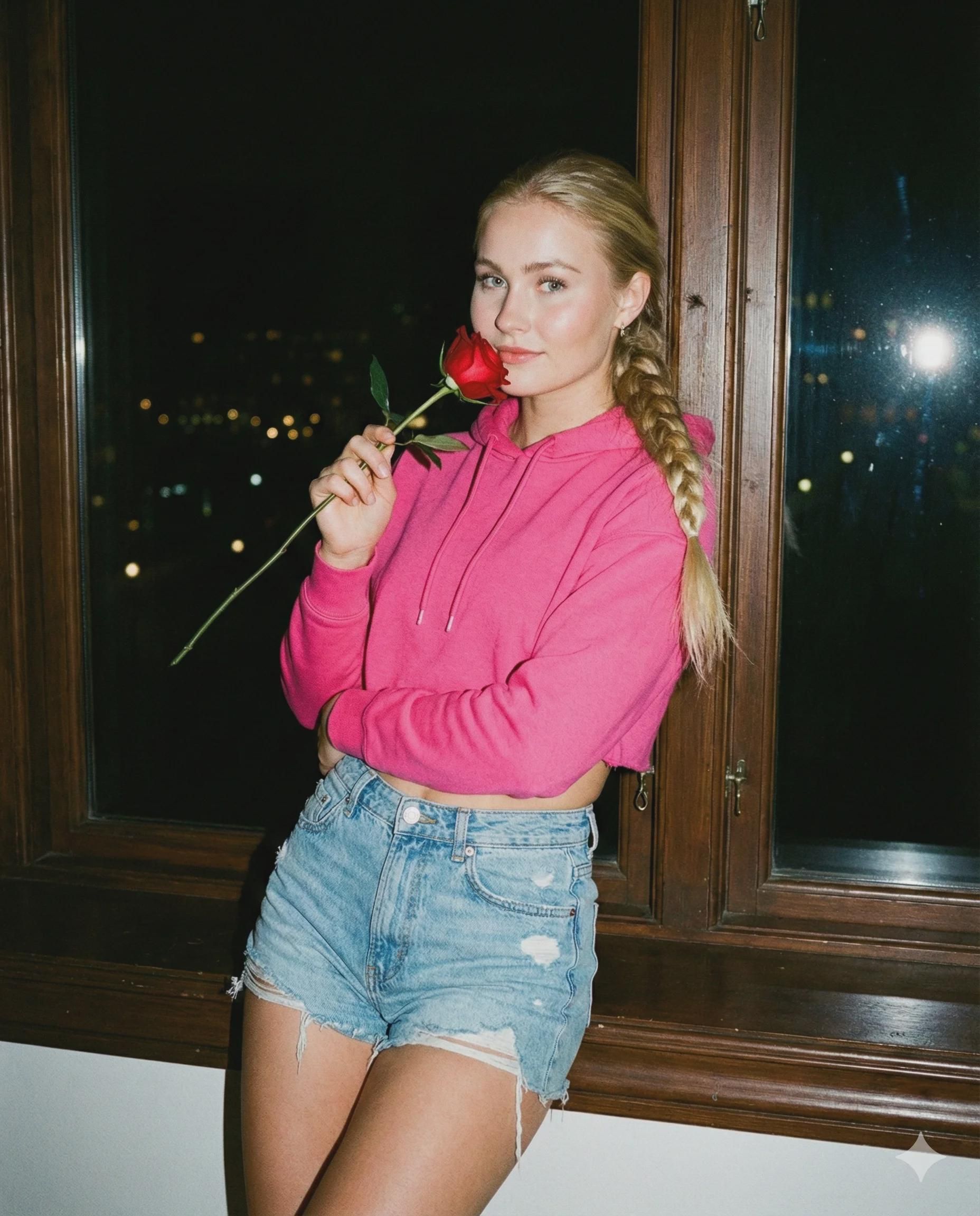 Flash Photo - Cute Ponytail - Nano Banana Pro Prompt | AI Influencer | Digg