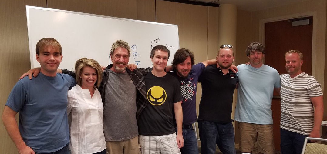 AMA I worked closely with John McAfee during his decent into madness ...