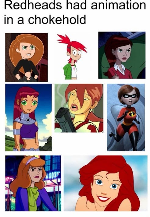 why every cartoon redhead built like she pays child support AND alimony ...
