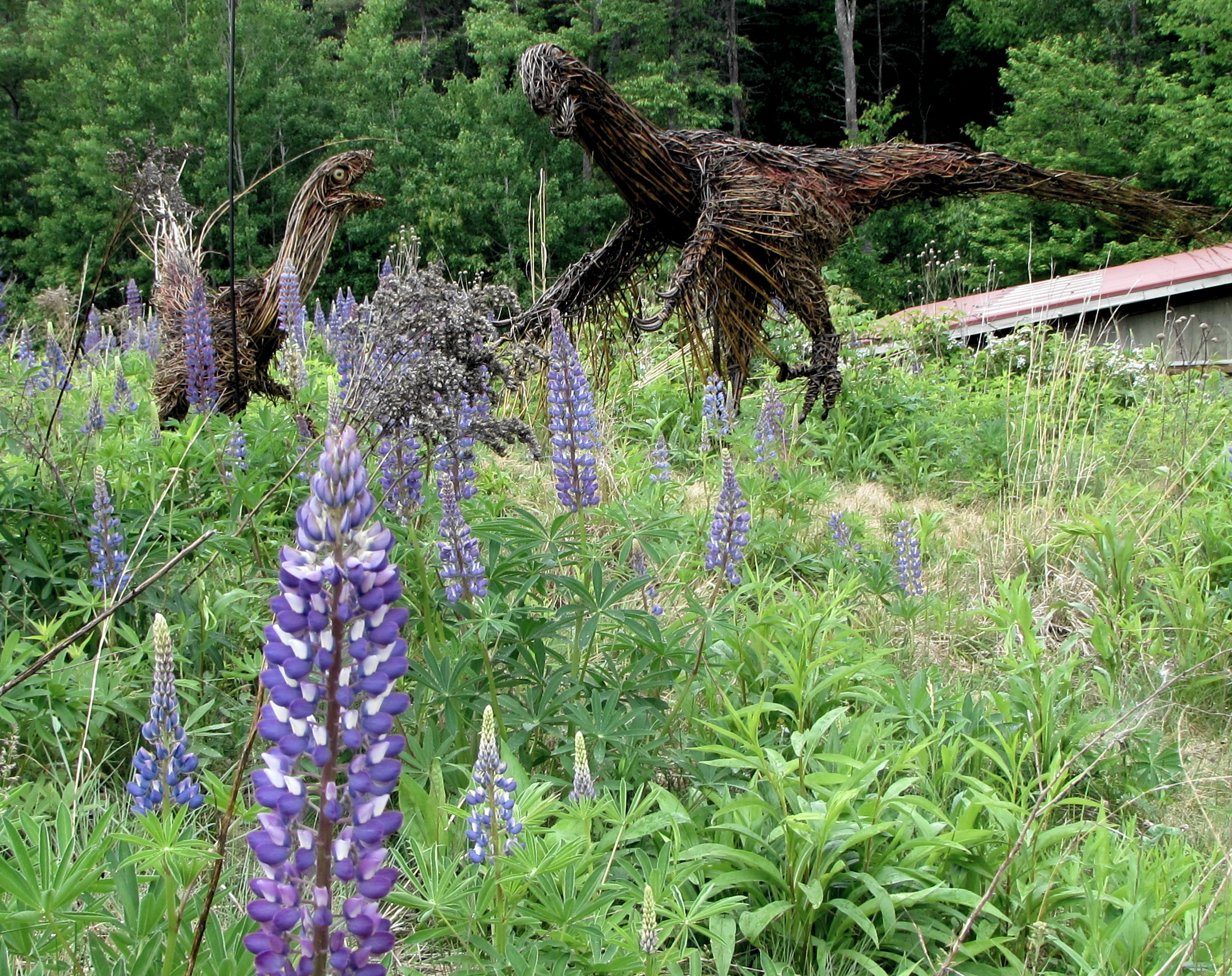 Deinonychus in willow | art | Digg