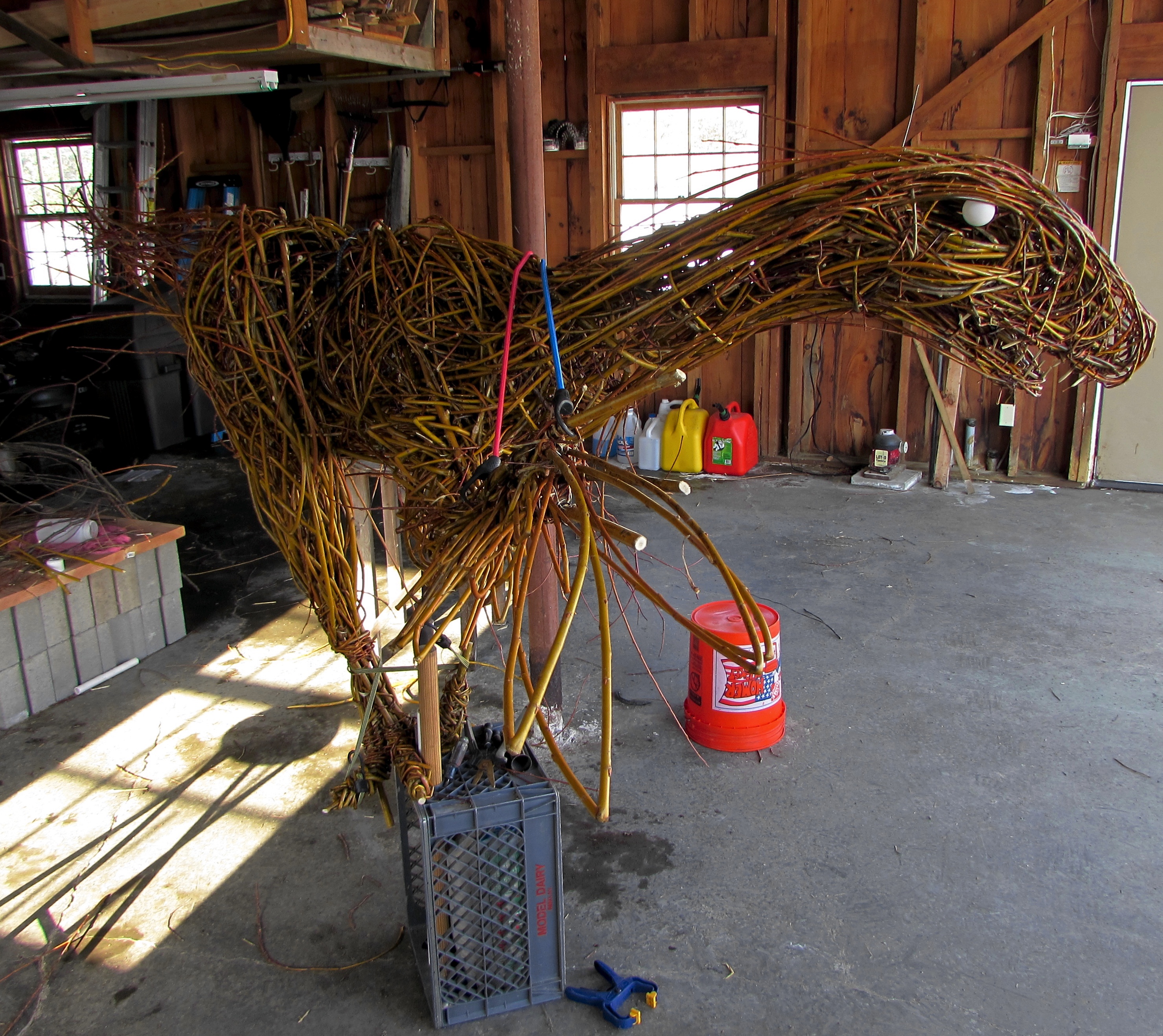 Deinonychus in willow | art | Digg
