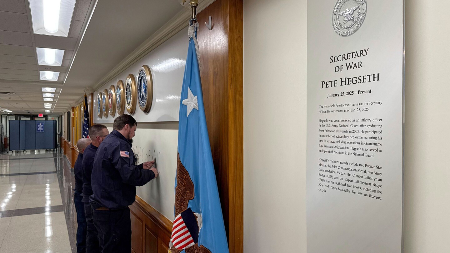 Renaming the Department of Defense the ‘Department of War’ could cost ...